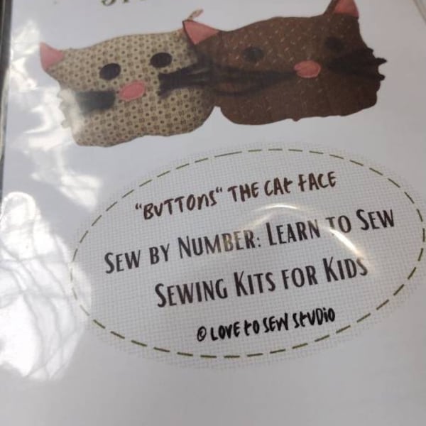 SEW BY NUMBER Sewing Kit for Kids Learn to Sew Kit for Children ...