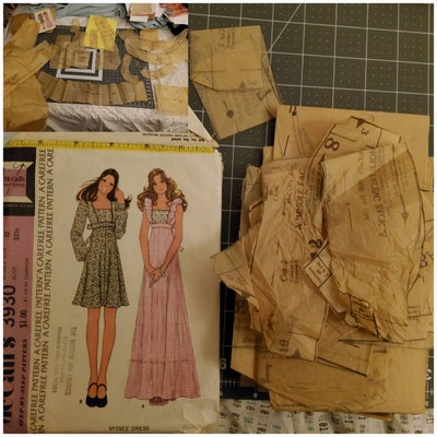 Vintage 1970s Simplicity 9259 Sewing Pattern Size 11 Bust 33.5 - Etsy