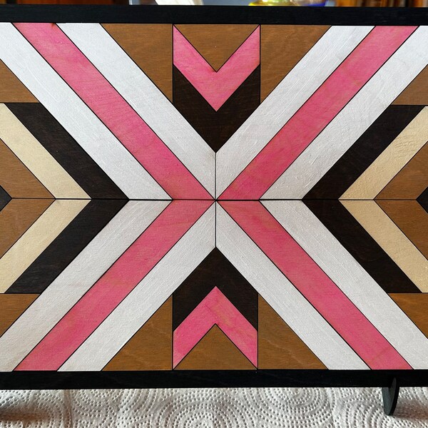 DIY Kit, DIY Wooden Mosaic Craft Kit, Barn Quilt Paint Kit, DIY Kit for ...