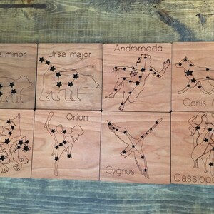 Constellation Tiles Flashlight Constellations Constellation Coasters ...