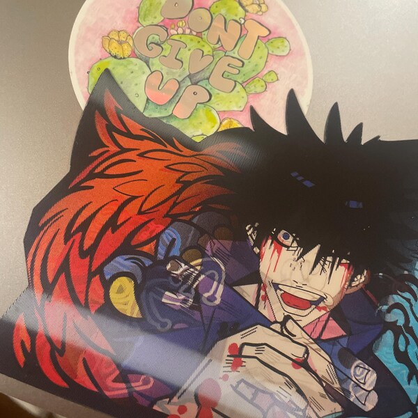 Anime Embroidered Jet Tag Keychain - Etsy