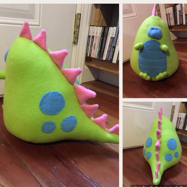 Dinosaur Sewing Pattern, Plush Dinosaur PDF Pattern, Stuffed Toy ...