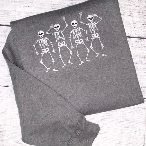 Halloween Skeletons - Machine Embroidery Design, Skeleton Shadows ...