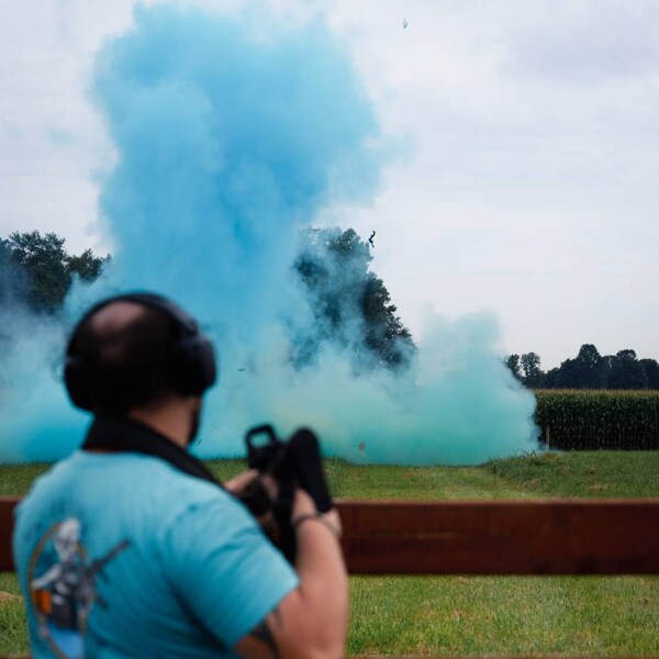 18LB Powder Box Target™ Shooting Target Gender Reveal Creative Gender ...