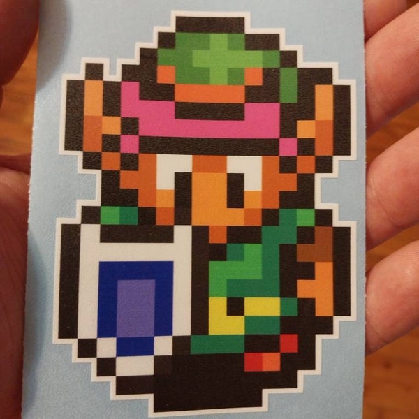 LINK Sprite From the Legend of Zelda A Link to the Past No. 1 16bit ...