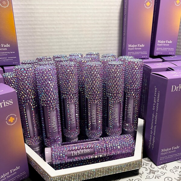 Custom Purple Bedazzled Tequila Bottle Decanter 750ml Bling Rhinestones ...