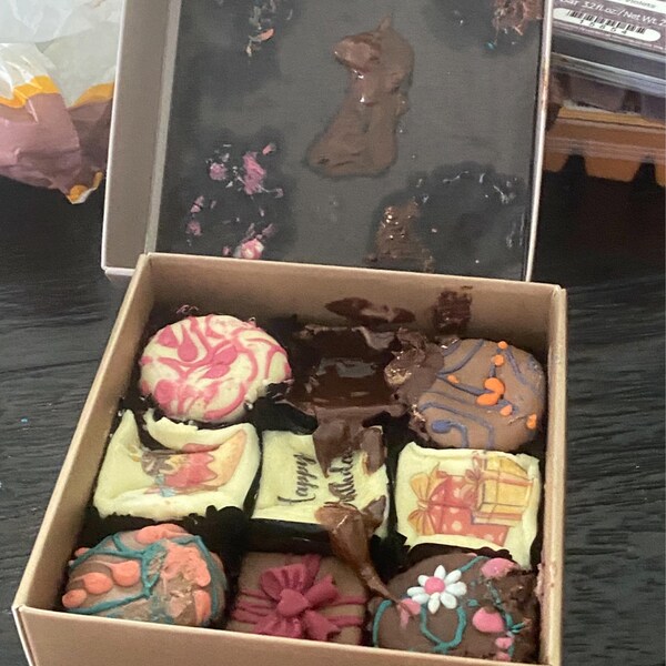 Handmade Chocolate Favor Box Luxury Gourmet Present Gift Set for ...