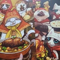 Grammeowster Chef - 11"x17" Print - Monster Hunter World Iceborne ...