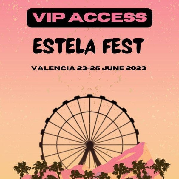 CUSTOM FEST VIP Concert Music Festival Pass Template | Canva Template ...