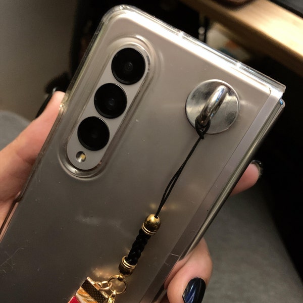 Phone Case Hook, Heart-shaped Phone Charm Hook, Gold and Silver Metal ...