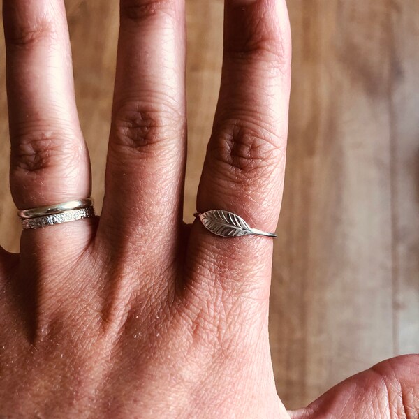 Handmade 'ULU' 925 Sterling Silver Wave Ring for Women•ocean Wave Ring ...