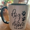 Personalized Dog Mom Mug, Dog Lover Gift, Custom Dog Mug, Dog Mom Gift ...