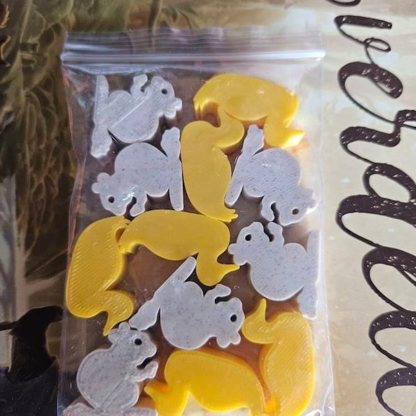 KARUBA Temple Treasures, (16x) Tokens for Board Game (unofficial ...