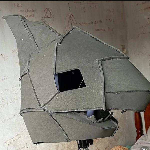 Shark Mask Template - Paper Mask, Papercraft Mask, Masks, 3d Mask, Low ...