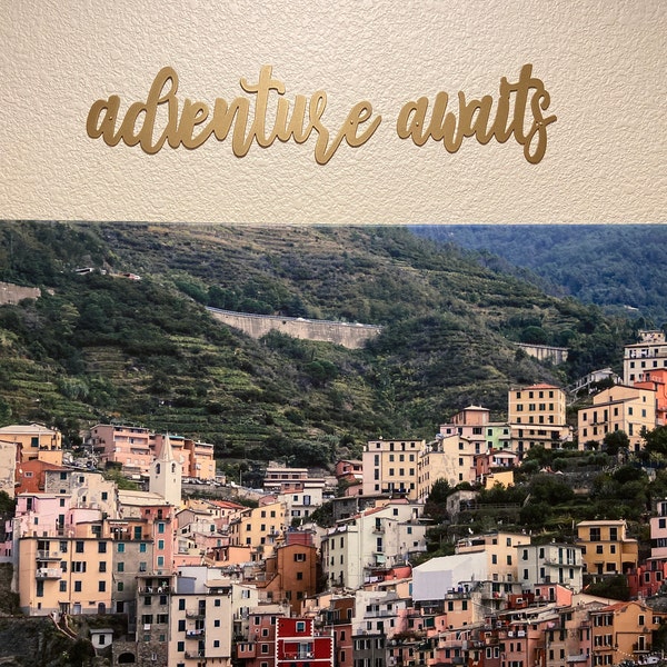 Adventure Awaits Metal Sign | World Traveler Decor - Etsy