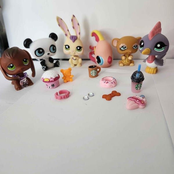 Littlest Pet Shop Rare Vintage LPS Collie Dogs Accessories Sets Lot YOU ...