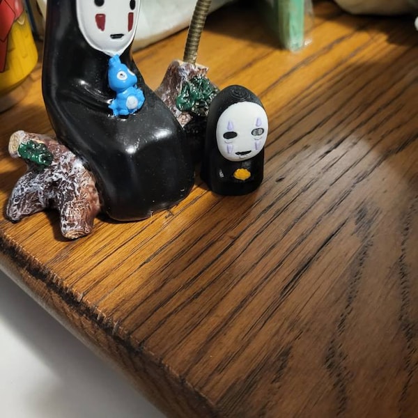3D Printed No-face (kaonashi) With Gold Ghibliprint Mini Figure Anime ...