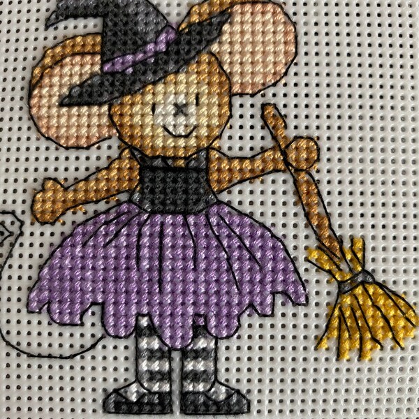 Furry Tales Witch Mouse Cross Stitch Pattern by Lucie Heaton, PDF ...