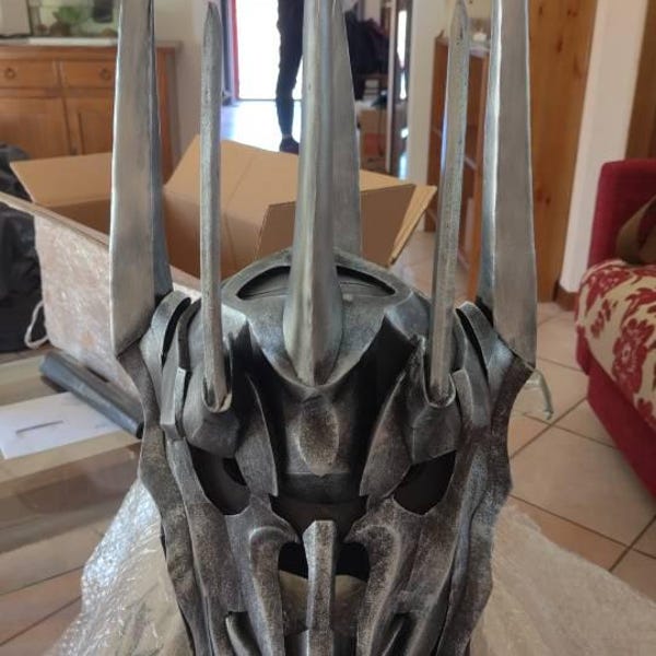 Spooky Pumpkin Head Helmet - Handmade Halloween Cosplay Prop - Etsy