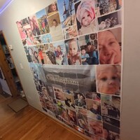 Custom Photo Table Runner, A Year in Review Photo Table Runner, Family ...
