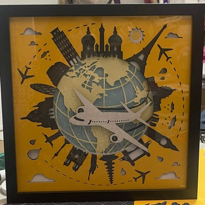 Flexi Paper Spacers Digital File DIY for Rectangle Box, 3D Shadow Box ...