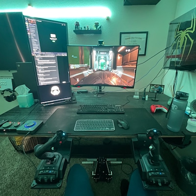 VKB Gladiator Desk Mount STL - Etsy