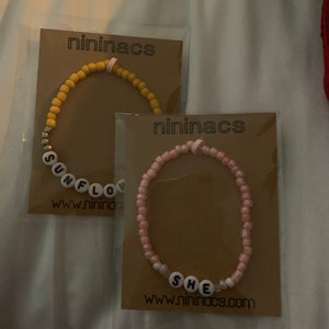 Custom Beaded Name Keychain Smiley Face Key Chain Custom | Etsy