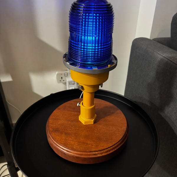 Authentic Runway Light Desk Lamp | Aviation Desk Lamp | Vintage ...