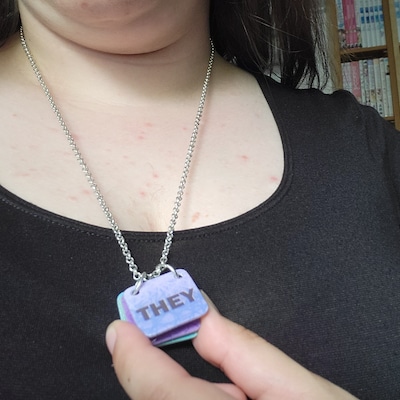 Brain on a Chain Neurodiversity Pride Big Silver Brain - Etsy