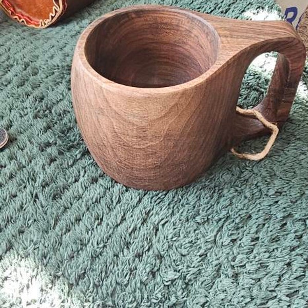 Hand-carved Scandinavian Kuksa Cup and Snack Bowl Set, Eco-friendly ...