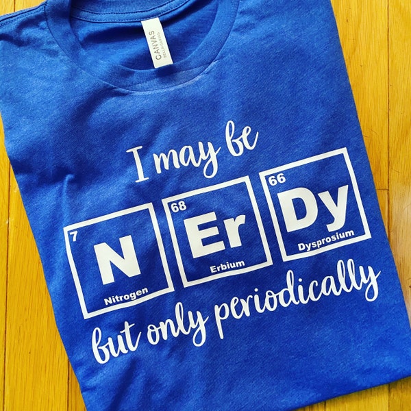 I May Be NERDY but Only Periodically Svg,sarcasm Svg,science Svg ...