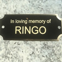 Bright Brass Engraved Plate Engraving Customized Metal Name Plate ...