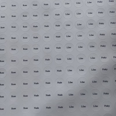 Lipgloss Labels, Lipstick Labels, Cosmetic Labels, Tiny Labels, Small ...