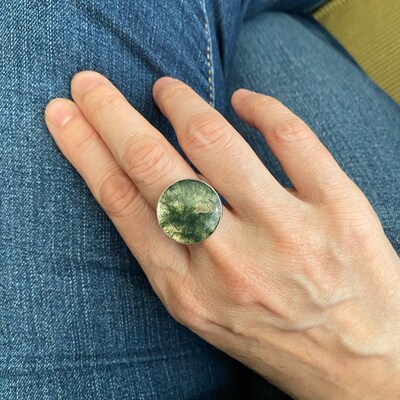 Australian Opal Gold Ring in 14k or 10k Genuine Opal Gold - Etsy UK