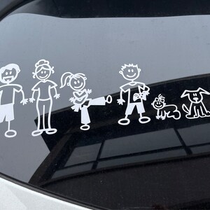 Create Your Own Stick Figure Family Decal/sticker - Etsy