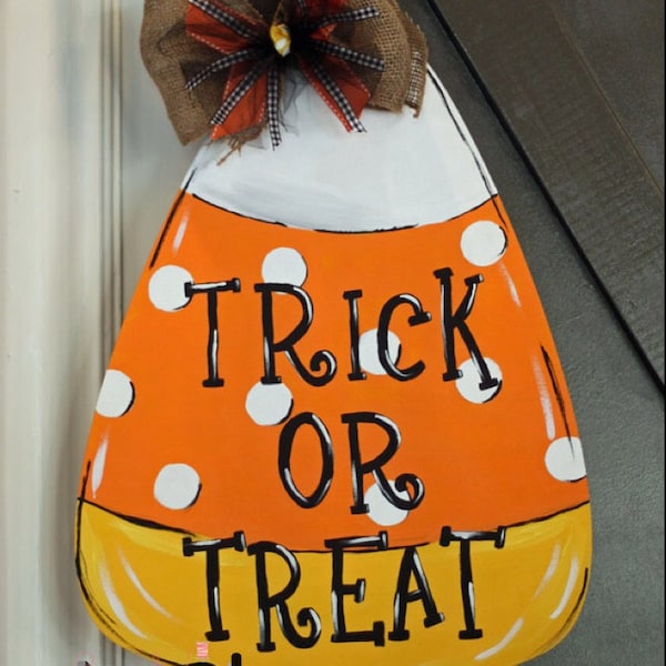 Unfinished Wood Candy Corn Laser Cutout, Wreath Accent, Door Hanger ...