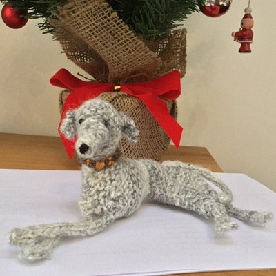 Lurcher Knitting Pattern - Etsy