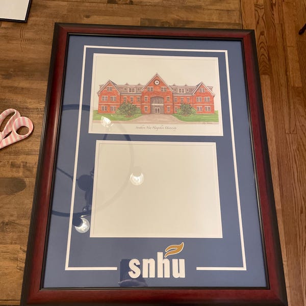 University Double Diploma Frame With Tassel Box & Prestige Satin ...