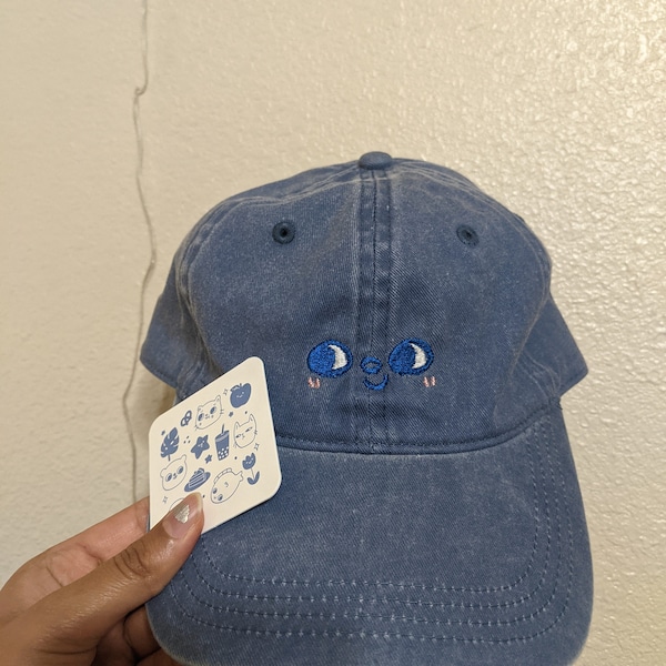 Embroidered Blushing Face Hat | Custom Colors | Unisex | 6-panel ...