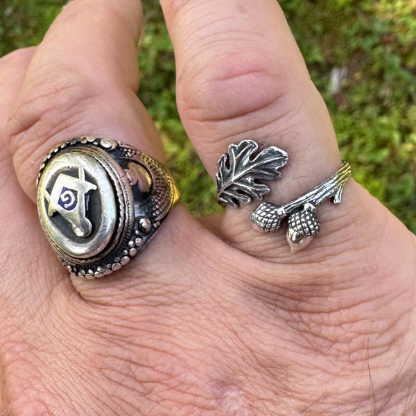 Sterling Silver Adjustable Lily of the Valley Ring, Garden Jewelry ...