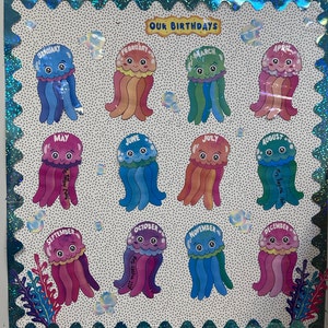 Ocean Alphabet, Under the Sea Classroom Decor, Printable Letters Wall ...