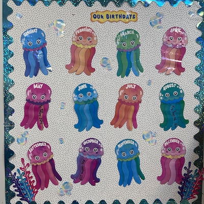 Under the Sea Classroom Decor, Ocean Classroom Theme, Birthday Bulletin ...