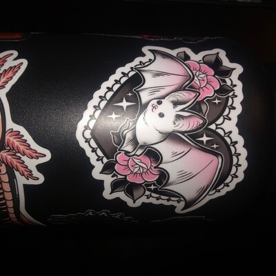 Little Bat Vinyl Sticker - Etsy