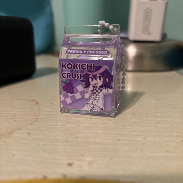 Kokichi Ouma 3D Liquid Milk Charm - Etsy