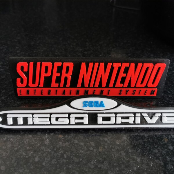 Super Nintendo Logo Fridge Magnet/shelf Display - Retro 80s Video Games ...