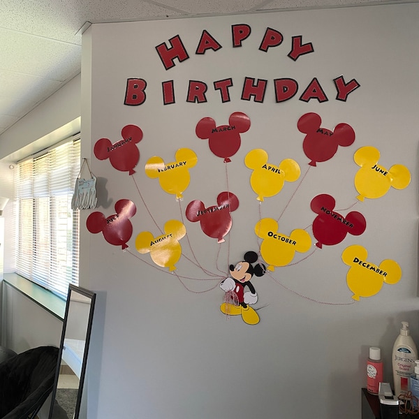 Mickey Mouse Shapes Preschool Kindergarten Classroom School Decoration ...