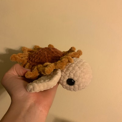Crochet Sunflower Flower Turtle Pattern Amigurumi PDF - Etsy