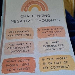 Therapy Flash Cards, Coping Skills, Therapy Office Decor, Daily ...