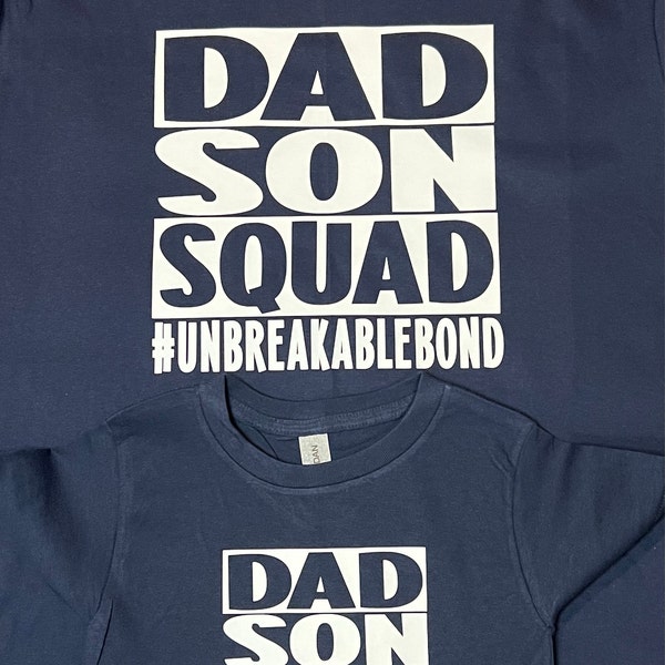 Dad Son Squad, Dad Son Squad Svg, Squad, Squad Svg, Dad Son Svg, Father ...