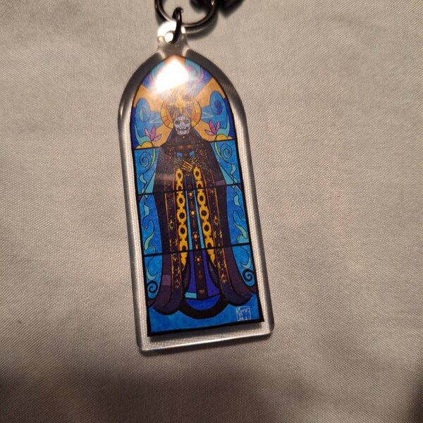 Stained Glass Papas Acrylic Charms - Etsy